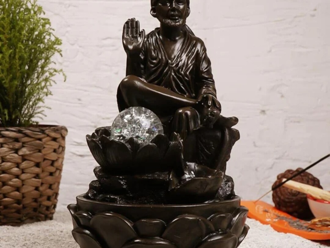 Zen Meditation Themed Waterfall Fountain - Tranquil Home Decor - Etsy