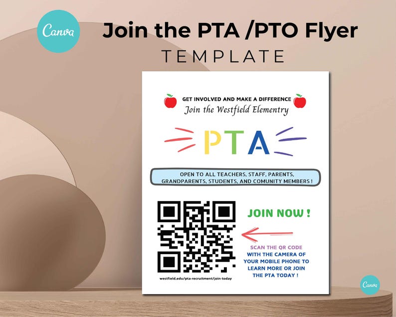 Editable Pto PTA Membership Drive Flyer, PTA Membership Form, Pta Sign ...