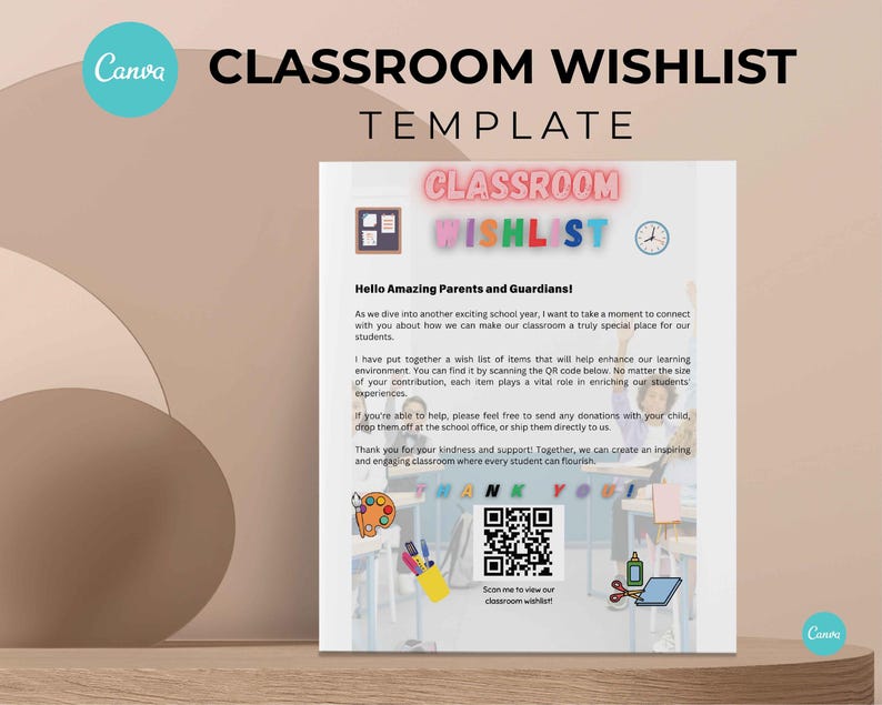 Editable Teacher Wishlist, All About My Teacher Printable, Favorite ...