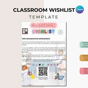 Editable Teacher Wishlist, All About My Teacher Printable, Favorite ...