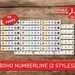 Printable Boho Numberline Posters for Classroom Decor, Boho Classroom ...