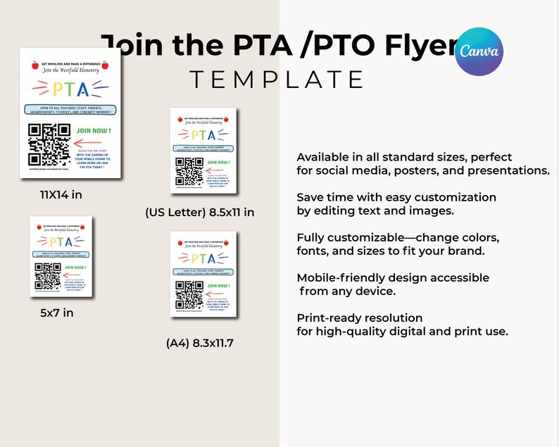 Editable Pto PTA Membership Drive Flyer, PTA Membership Form, Pta Sign ...