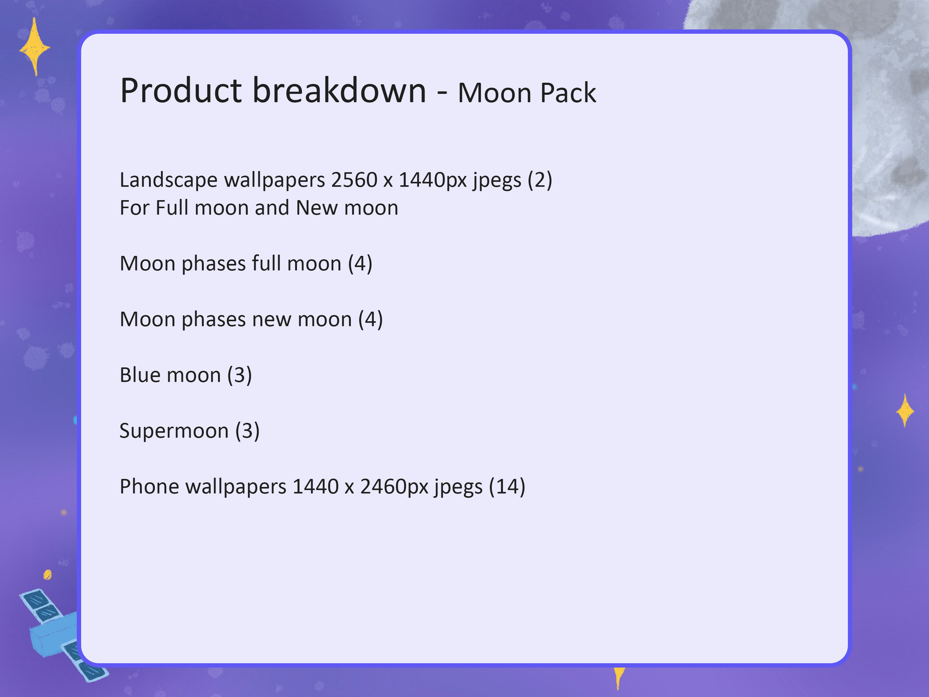 Dreamy Cat Moon Phases Desktop Wallpaper Cute Celestial Cozy Digital ...