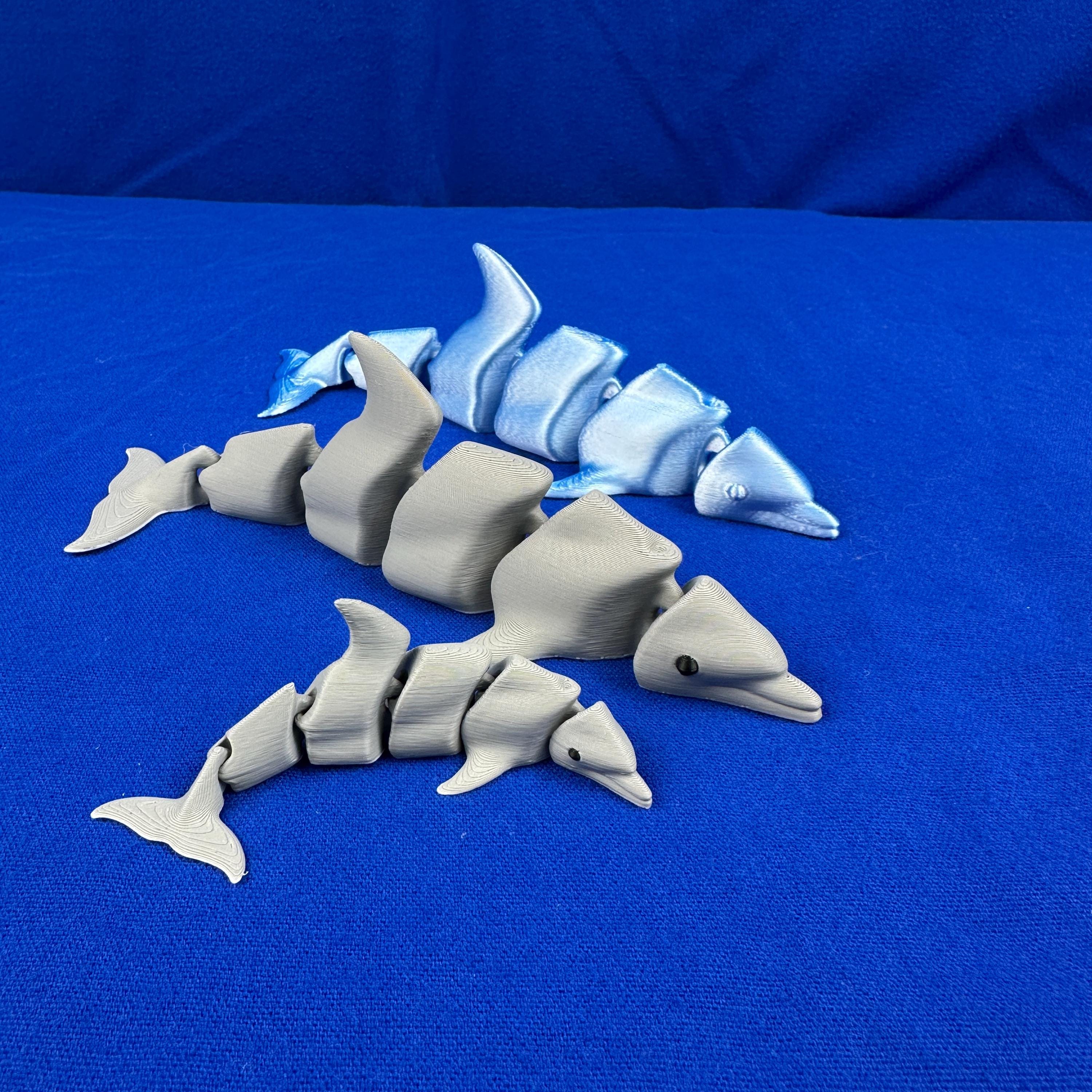 3D Printed Articulating Dolphin - Etsy