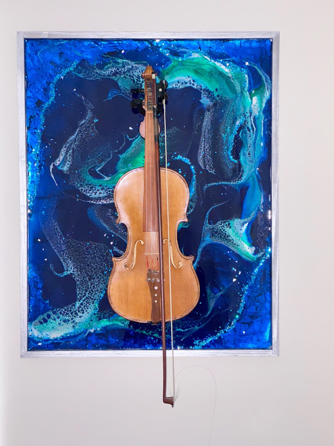 Neptune’s Drift - Violin & Mandolin Display Wall Art – Abstract ...