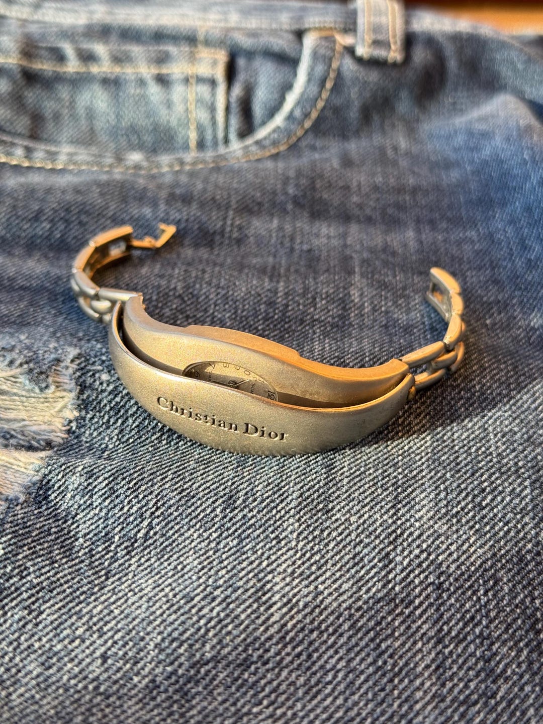 Vintage 90s BOOTLEG Christian Dior Watch Awesome Luxury Wmns Wristband ...