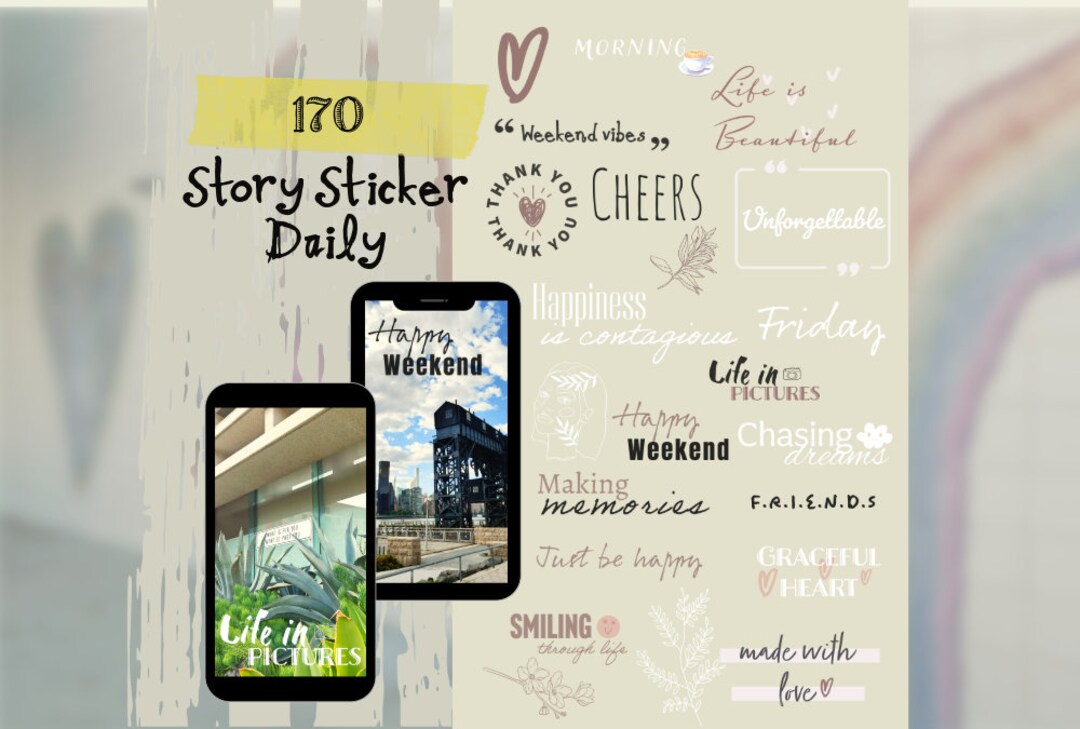 Instagram Story Stickers Daily, Story Stickers, Weekend, Good Vibes ...