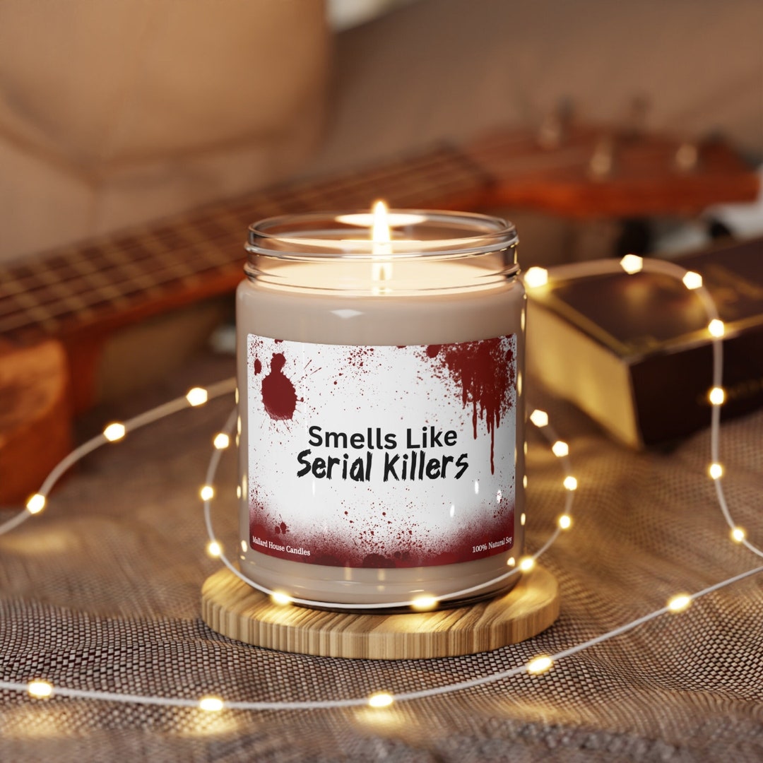 Serial Killers Horror Candle, Scary Candle, Candle Gift, Candle Decor ...