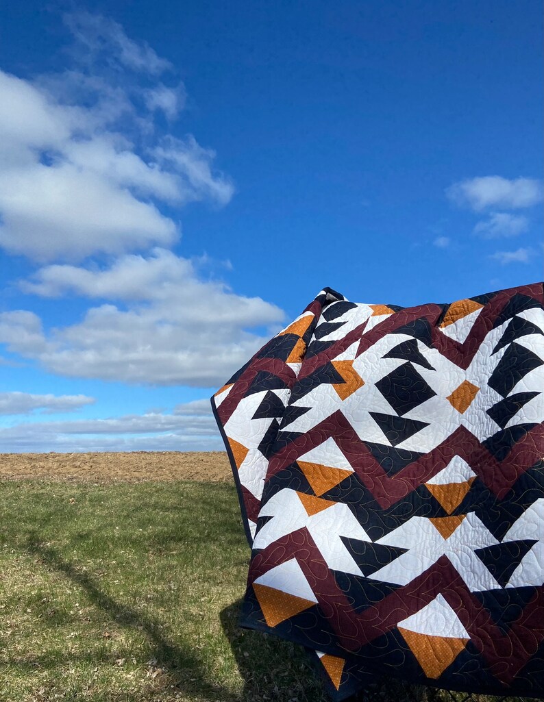 Digital PDF Pattern: Thunder Moon Quilt - Etsy