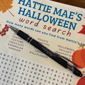 Printable Word Search Activity (download) - Hattie Mae's Halloween (1 ...