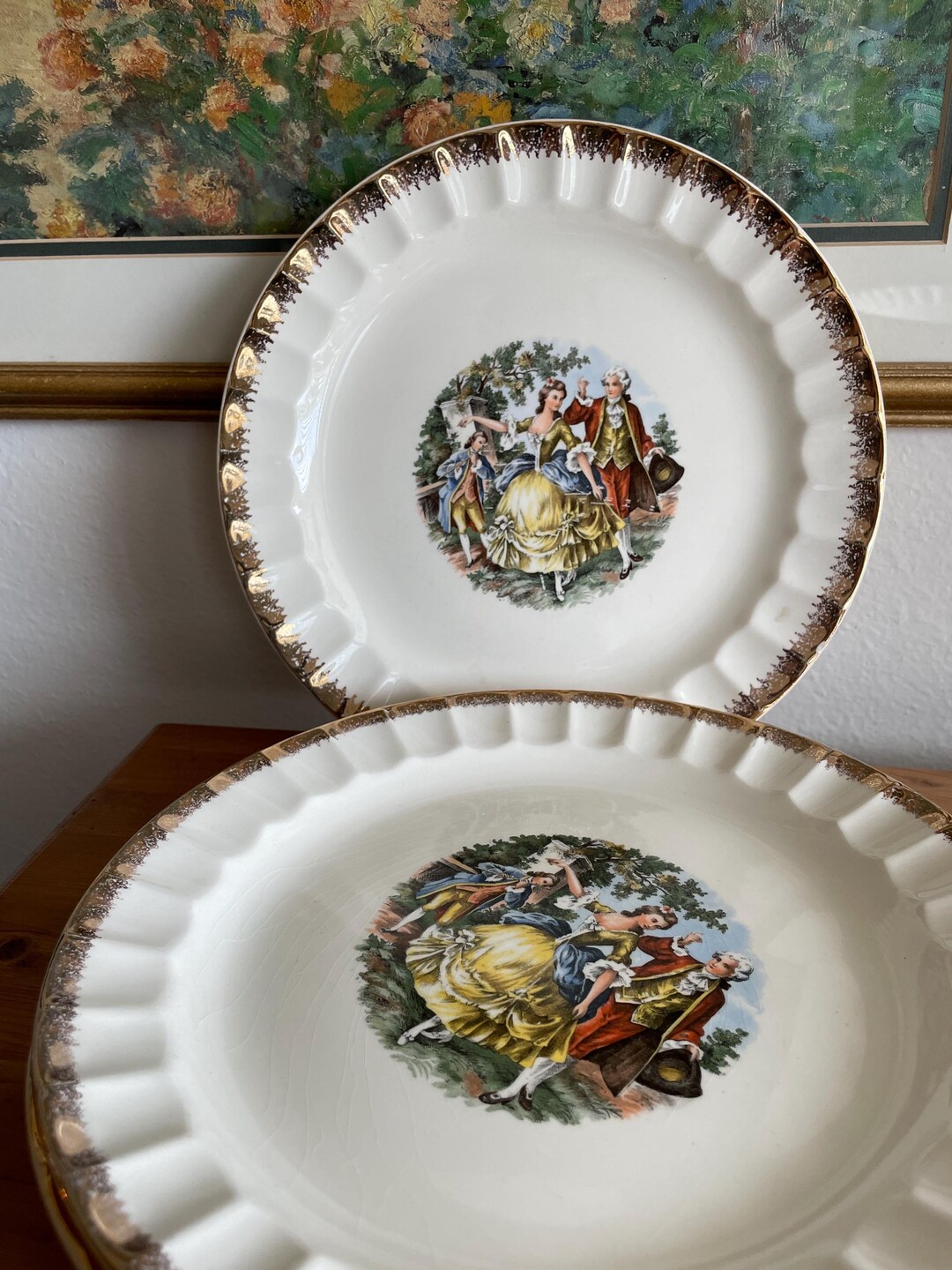 Cronin China Porcelain Dinner Plates - Set of 4 - Etsy