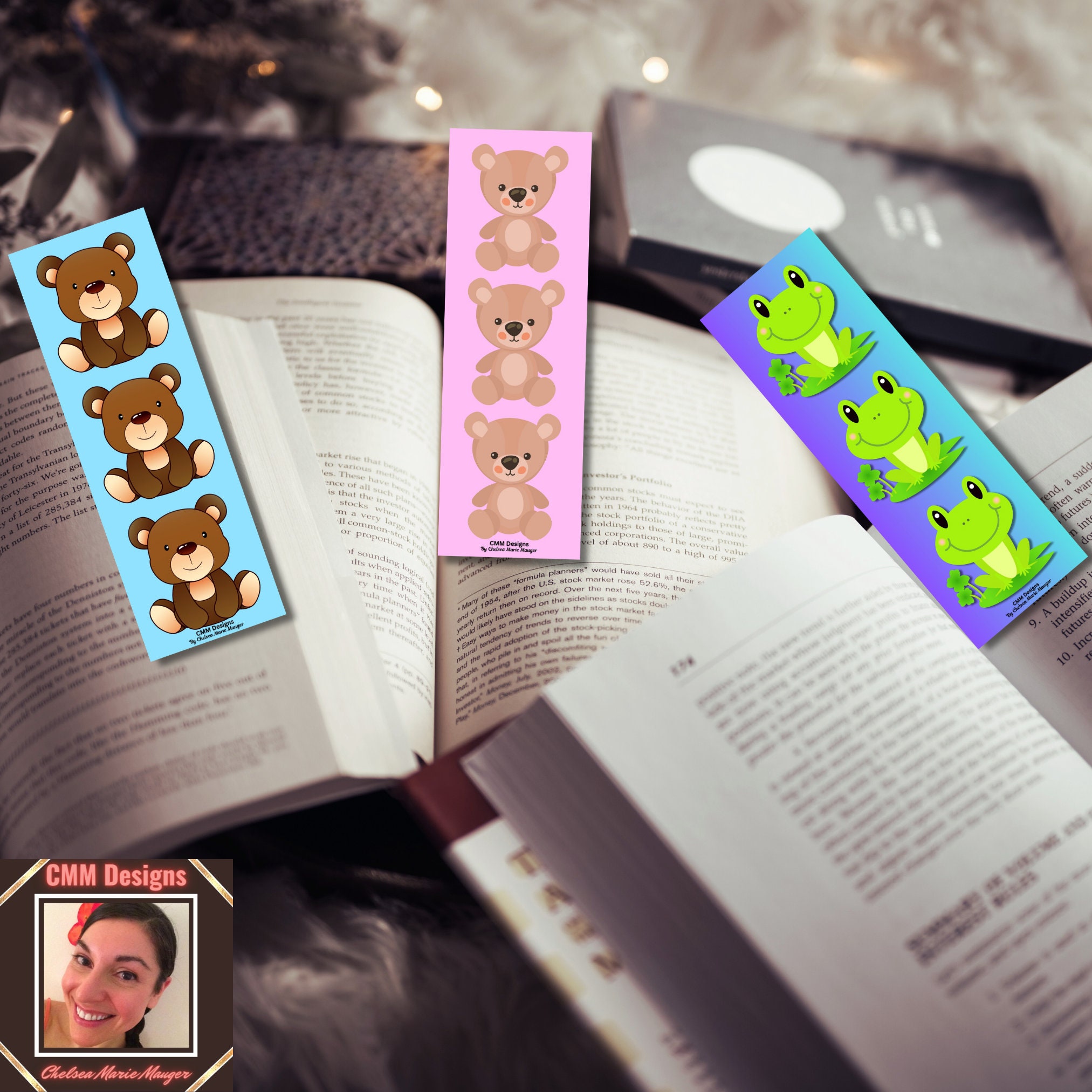 Animal Bookmark Bundle Baby Animal Multipack Bookmark Kids Gift ...