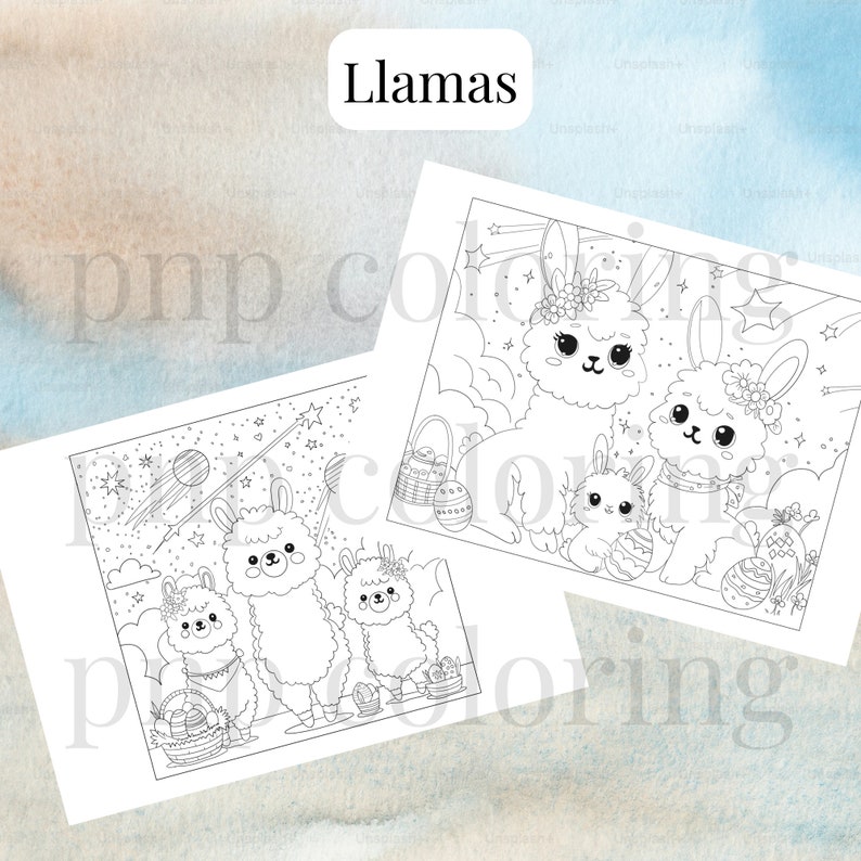 Easter Coloring Pages for Kids Coloring Page for Adult Coloring Actvity ...