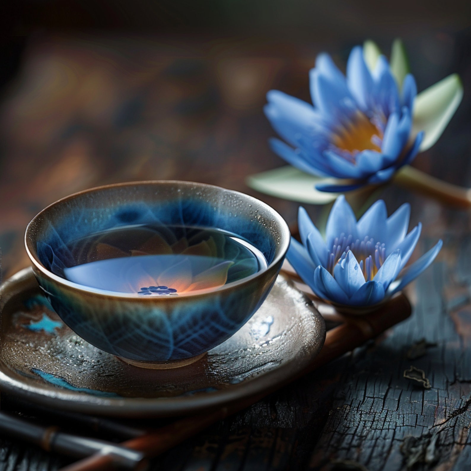 Organic Blue Lotus Flower Tea - Tranquil Serenity Whole Flower Blue ...