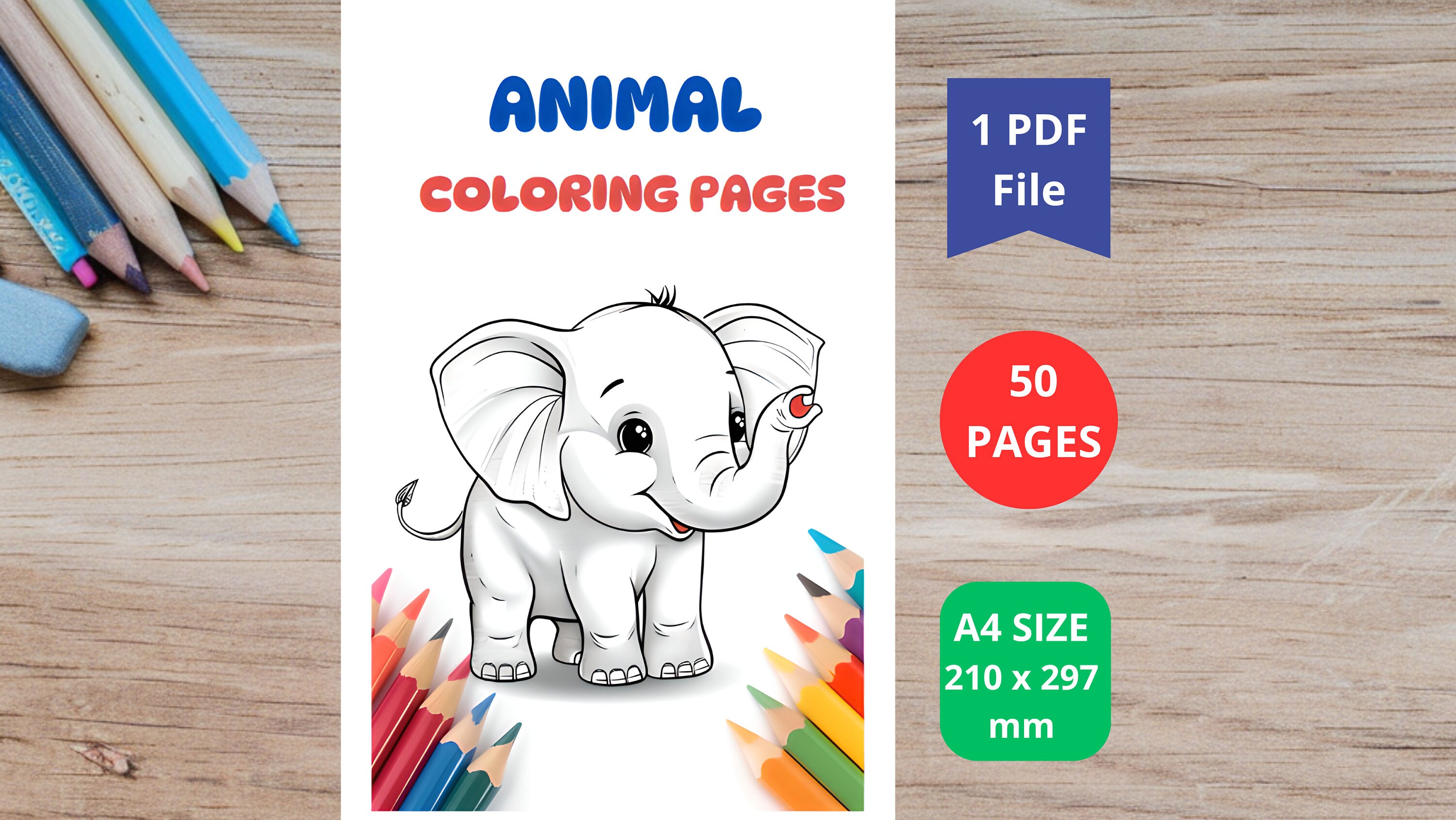 50 Easy Coloring Pages for Kids, Preschoolers Toddlers and Toddlers ...