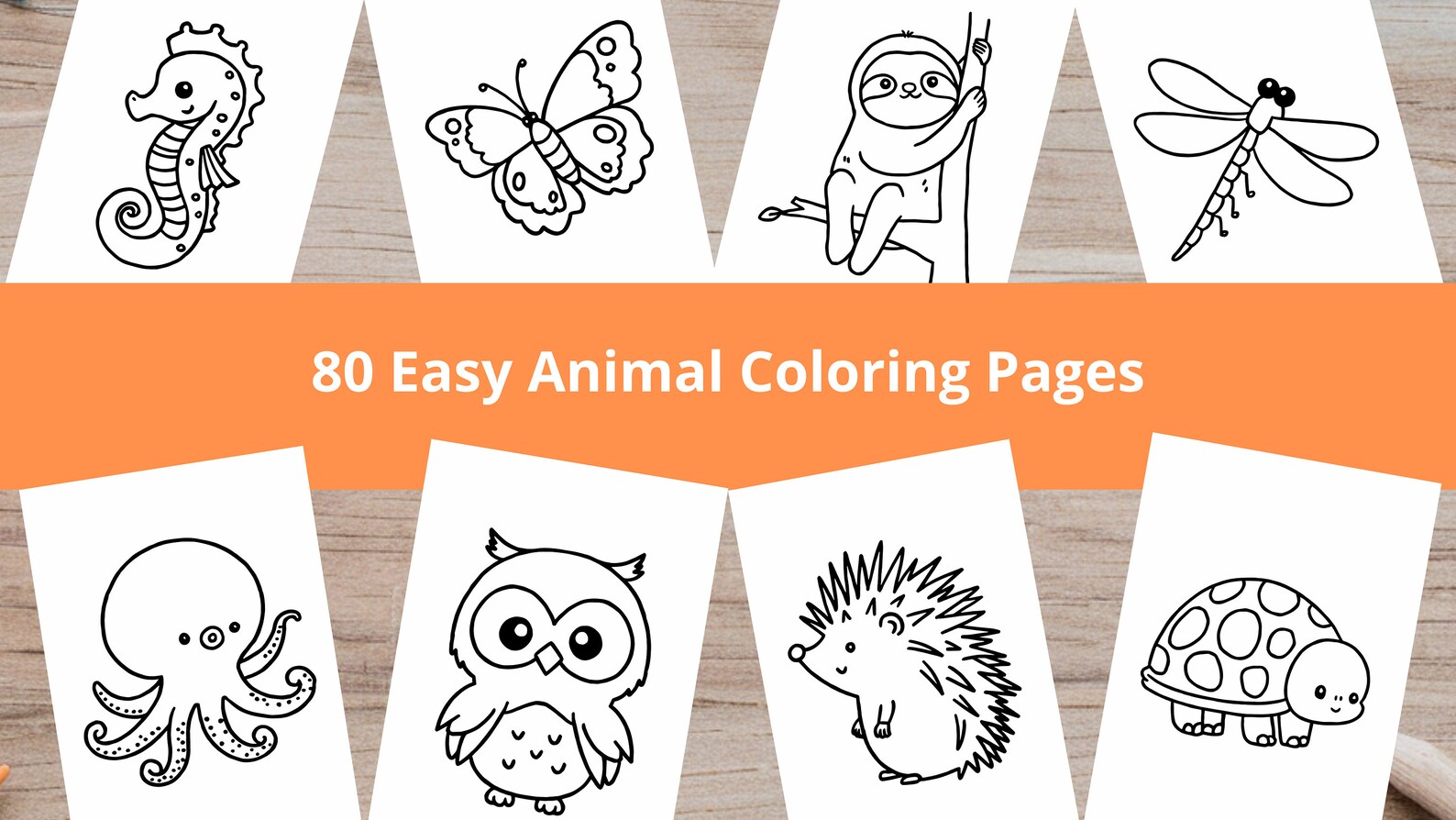 80 Easy Preschool Coloring Pages, Suitable for Toddlers, Preschool ...