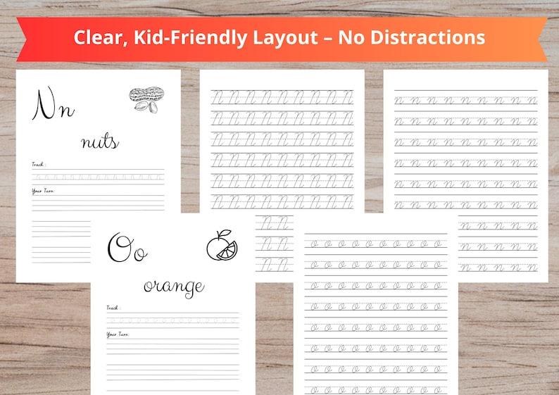 Printable Cursive Worksheets – 81 Pages for Middle School Kids, Cursive ...