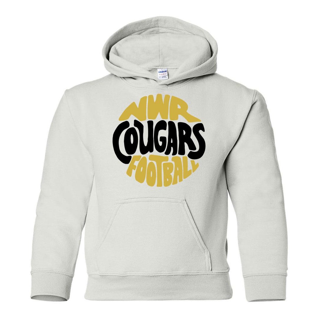 Youth Hoodie NWR Cougars Football Gildan - Etsy