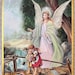 Guardian Angel Protecting Children on Footbridge Religious Plaque ...