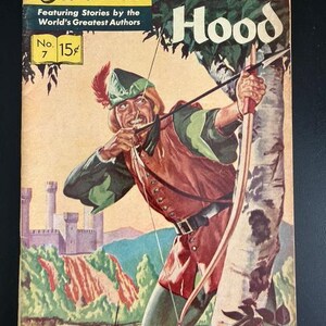 Classics Illustrated Vintage Comic Book, Robin Hood, Rip Van Winkle - Etsy