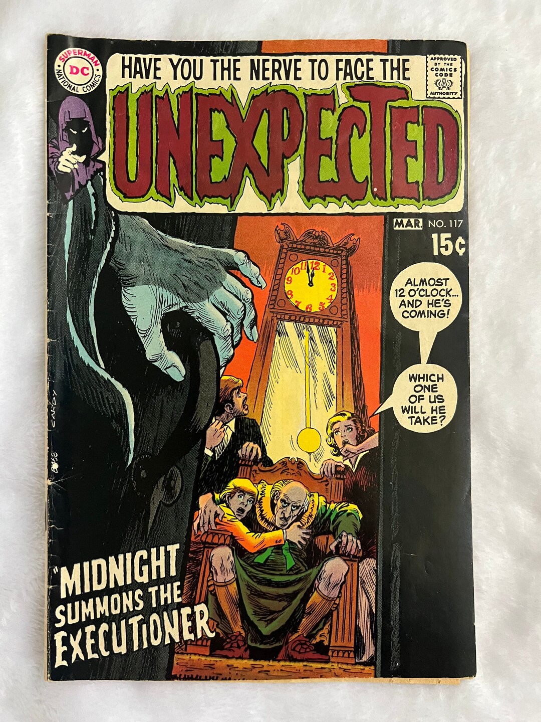 DC Comics Vintage Have You the Nerve to Face the Unexpected #117 1970s ...