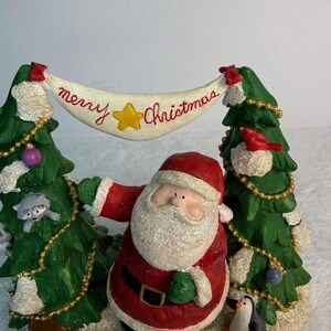 Russ Berrie Santa’s Village “deck the Boughs” #22487 Christmas Figurine ...