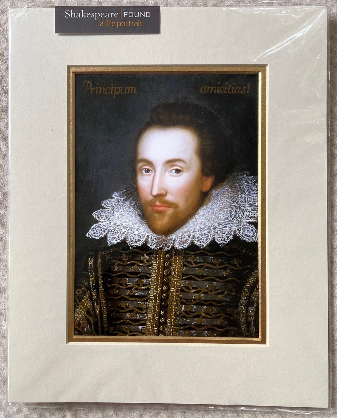 Shakespeare Cobbe Portrait Birthplace Trust UK Licensed Print Rare Find ...