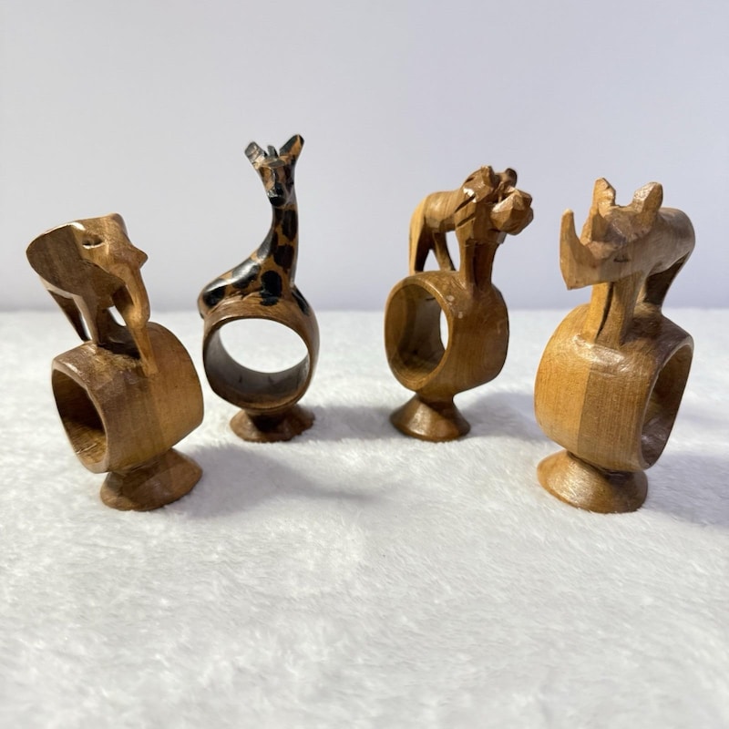 African Napkin Rings - Etsy