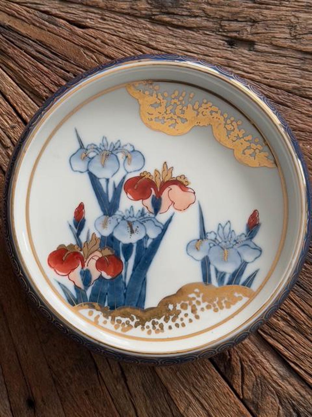 Gold Imari Handpainted Japanese Porcelain Plate, Exquisite Vintage ...