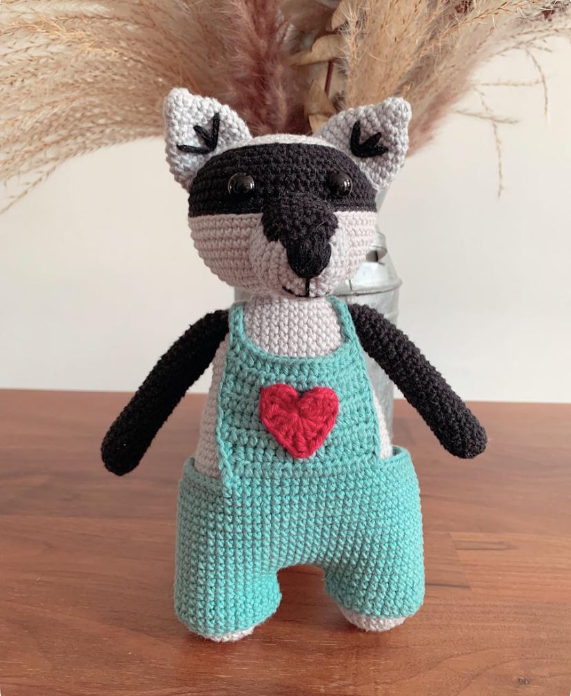 Ronaldo, the Raccoon Crochet Pattern / Ronaldo, the Raccoon Crochet ...