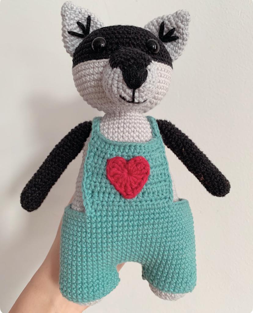 Ronaldo, the Raccoon Crochet Pattern / Ronaldo, the Raccoon Crochet ...