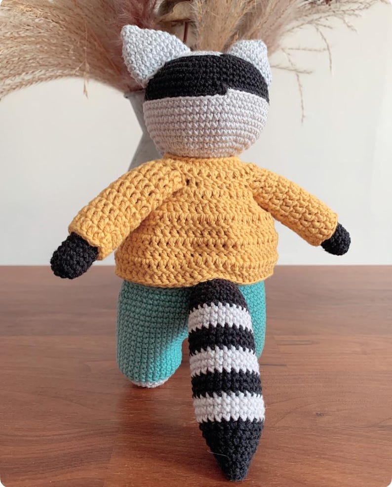 Ronaldo, the Raccoon Crochet Pattern / Ronaldo, the Raccoon Crochet ...