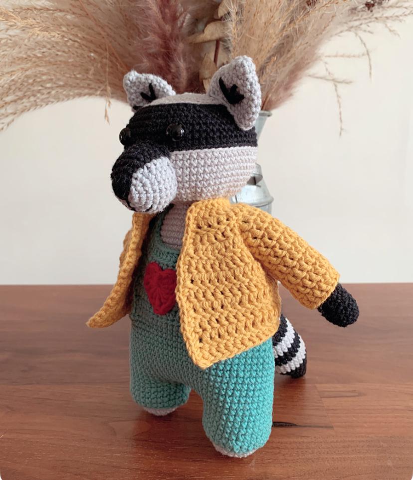 Ronaldo, the Raccoon Crochet Pattern / Ronaldo, the Raccoon Crochet ...