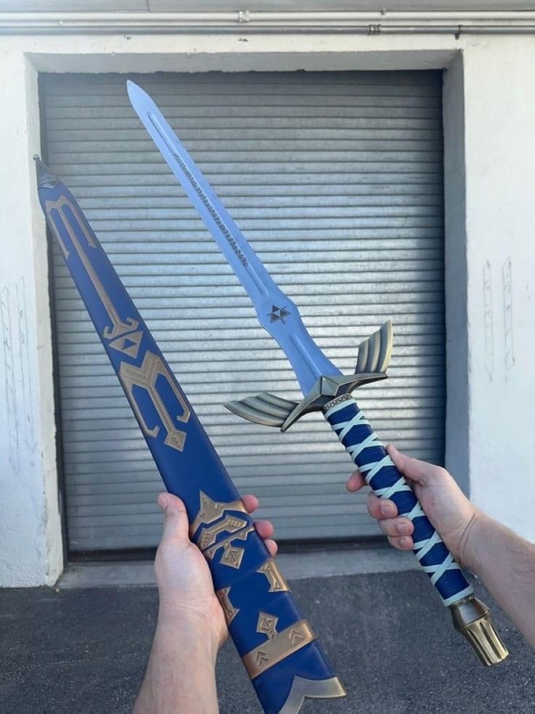 Hand Forged LEGEND of ZELDA Sword, Steel Skyward Link's Master Sword ...
