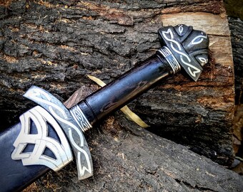 Hand Forged Damascus Steel NORTHMEN Sword, Medieval Viking Sword, Sword ...