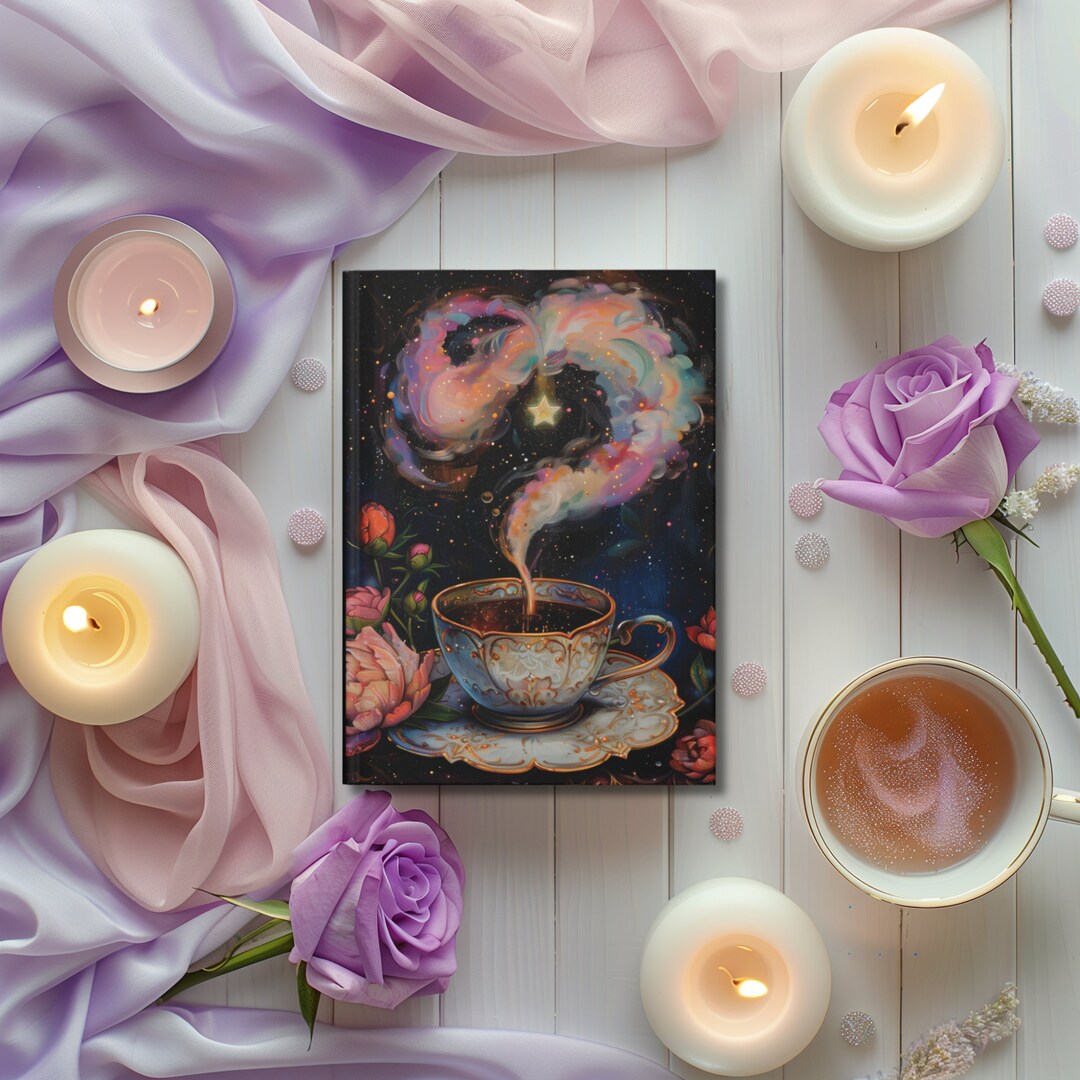 Wishing Tea Journal, Cute Poem Manifestation Notebook, Magical Gift ...