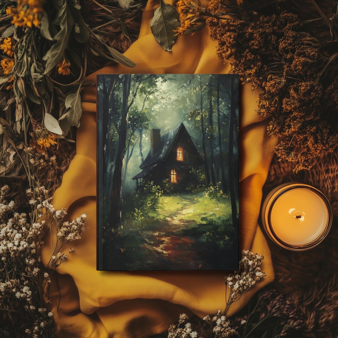 Cozy Witchy Cabin in the Woods Journal From Elsa and Ofelia, Witch ...