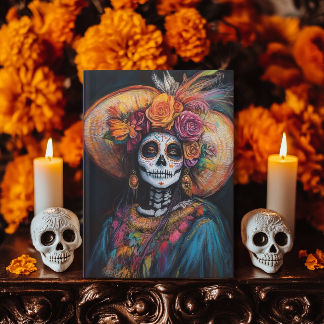 La Catrina Notebook: Dia De Los Muertos Journal With Spanish Poem - Etsy