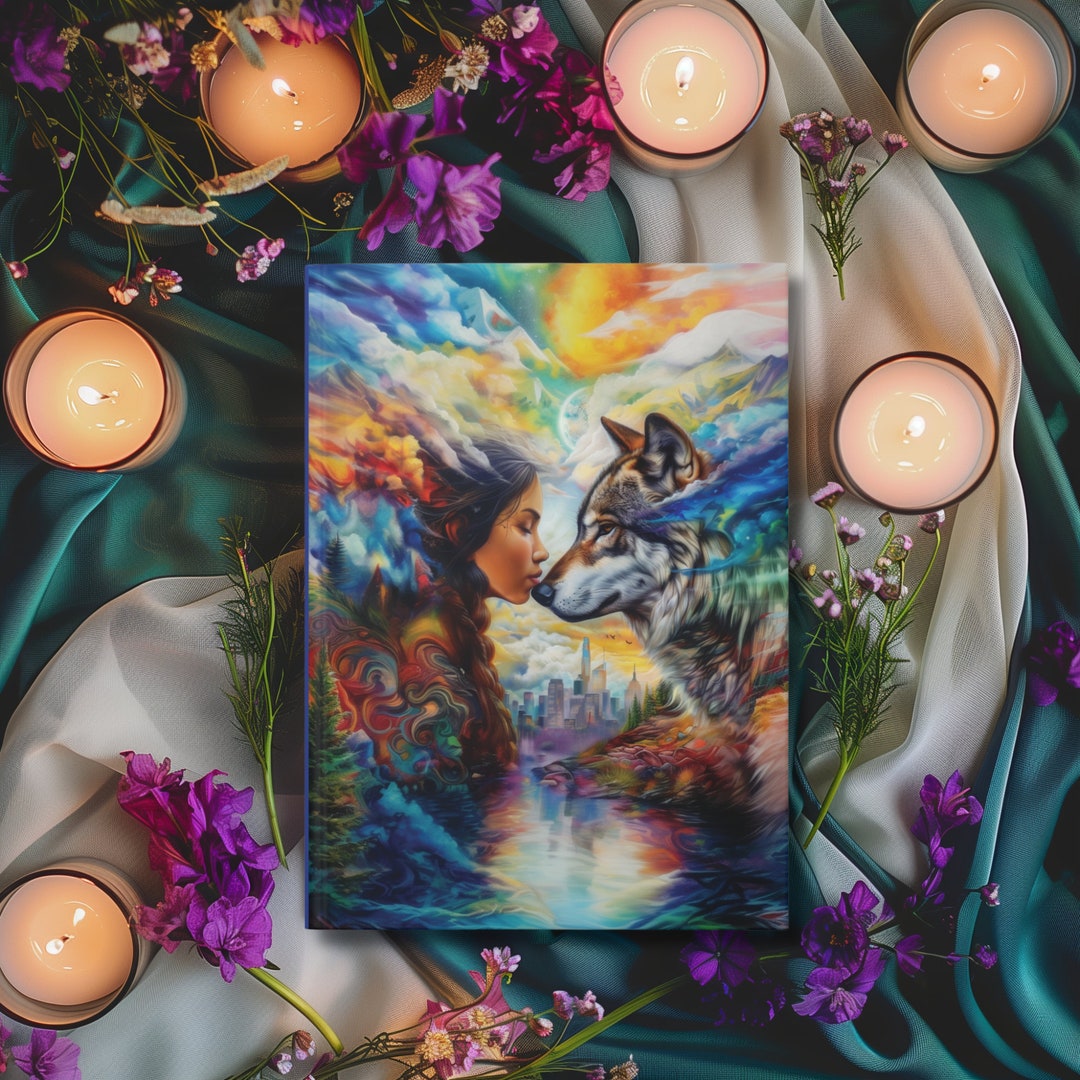 Wolf Spirit Animal Notebook: Shamanic Meditation Journal - Etsy