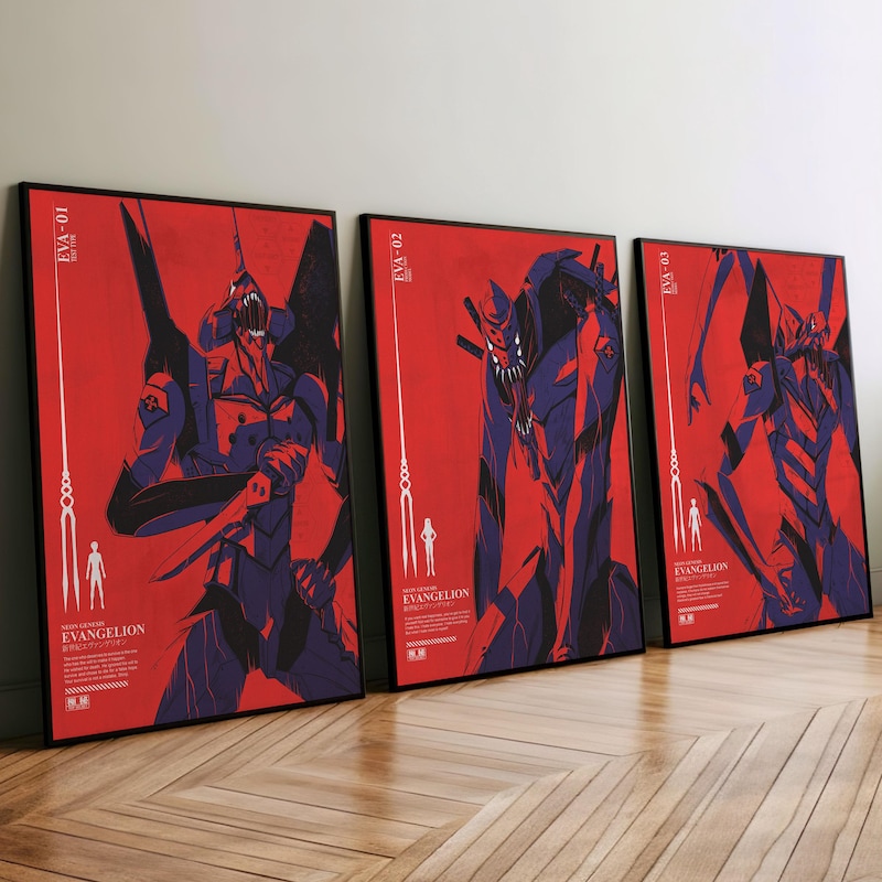 Neon Genesis Evangalion Poster - Etsy