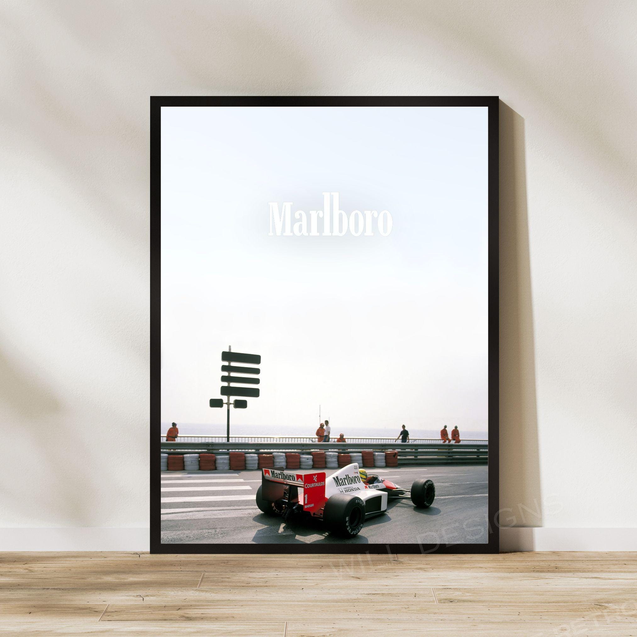Formula 1 Poster, Set of 3 Canvas / Art Prints / Framed Wall Art ...