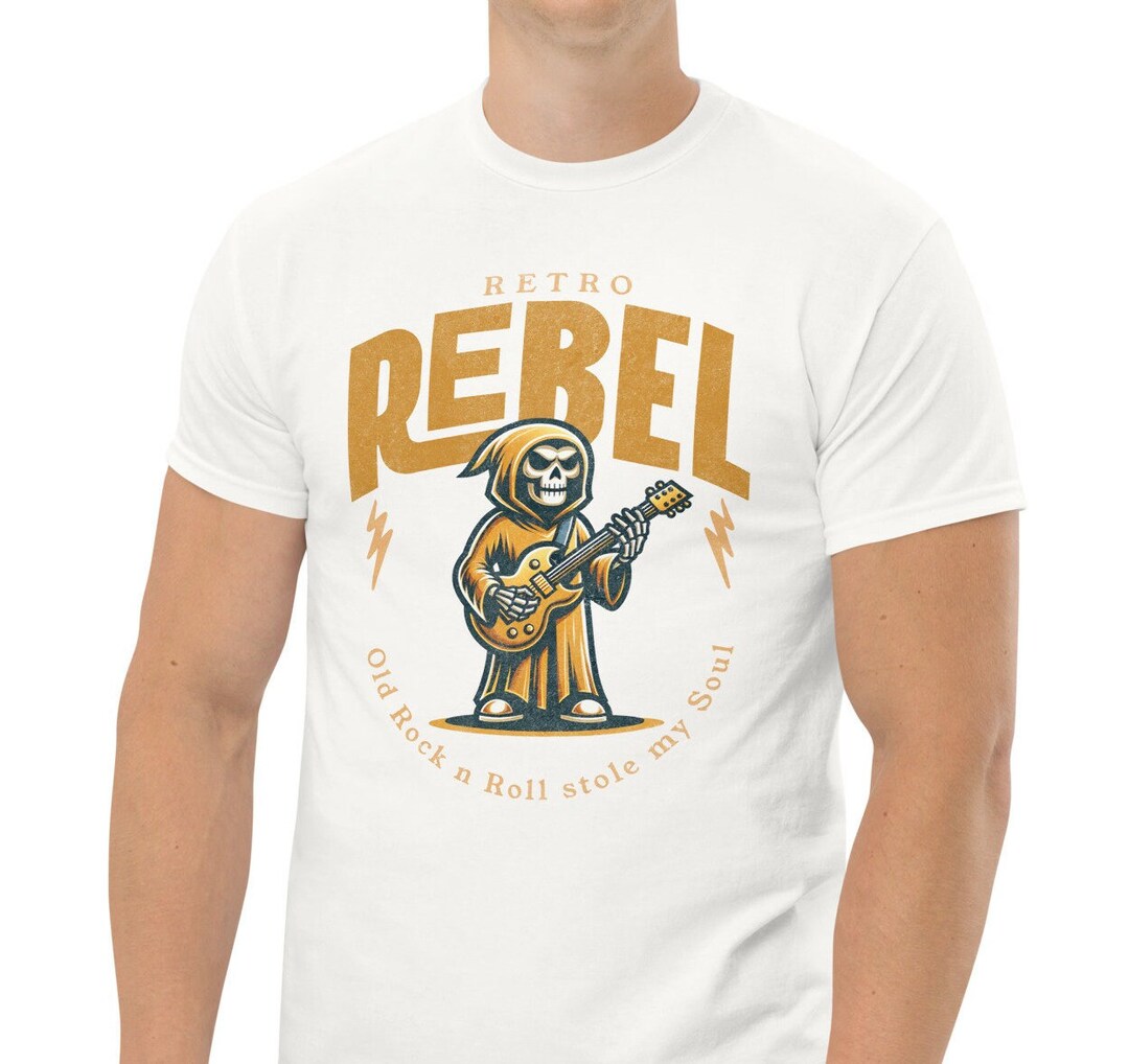 Retro Rebel Classic Men's T-shirt - Etsy