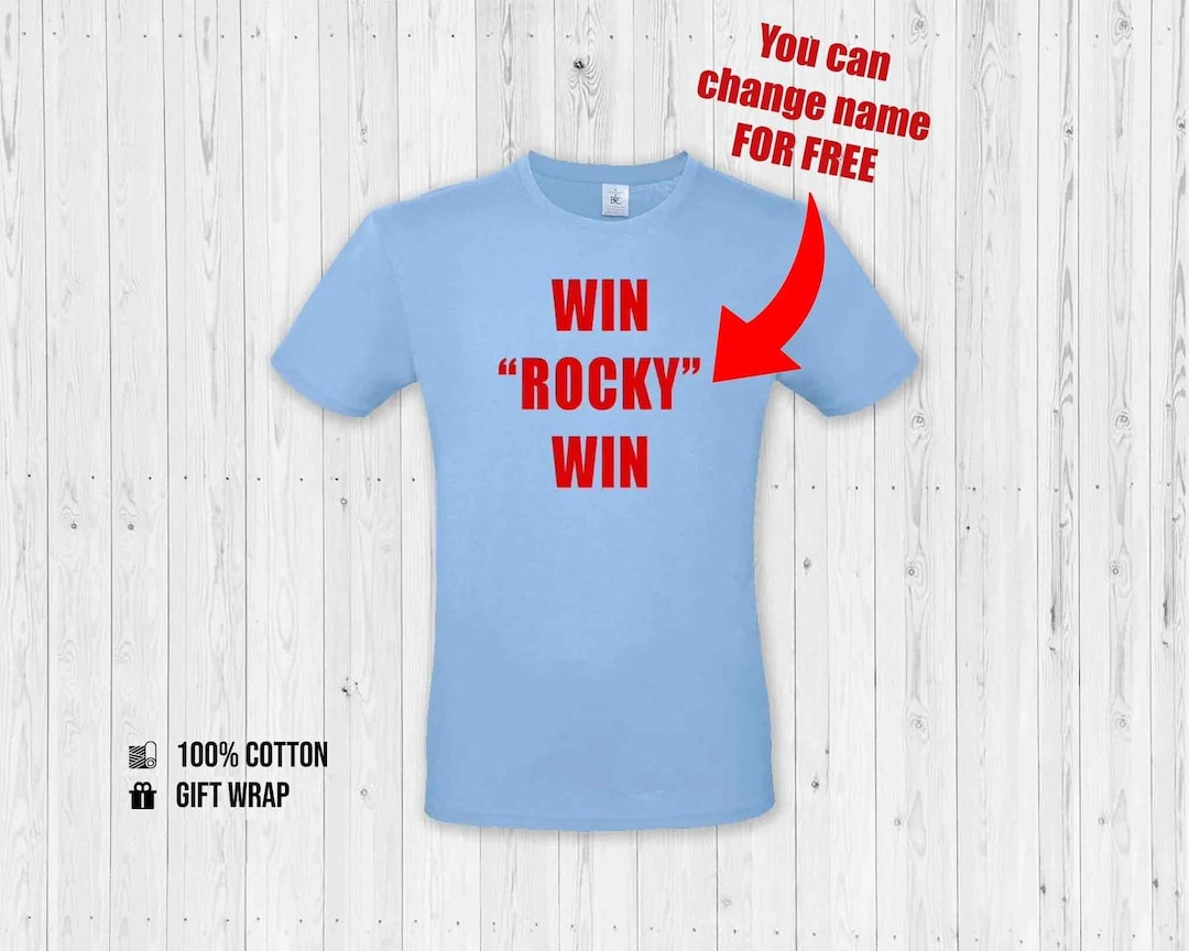 WIN ROCKY WIN T-shirt for Kids - Iconic Movie Sylvester Stallone ...