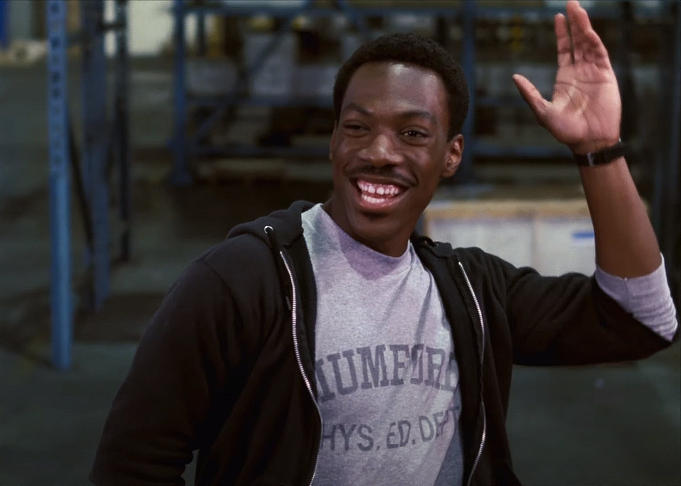 Axel Foley Iconic Longsleeve Shirt - Beverly Hills Cop Costume Motion ...