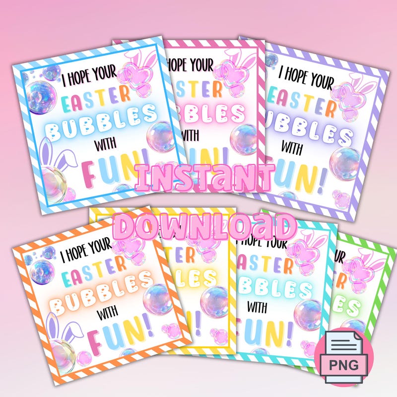 Bubbles Tag - Etsy