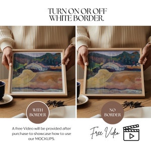 Square Person Holding Frame Format for Art Display Poster Frame Mockup ...