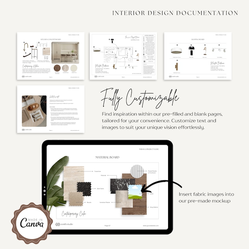 INTERIOR DESIGN PRESENTATION I Design Documentation | Interior Design ...