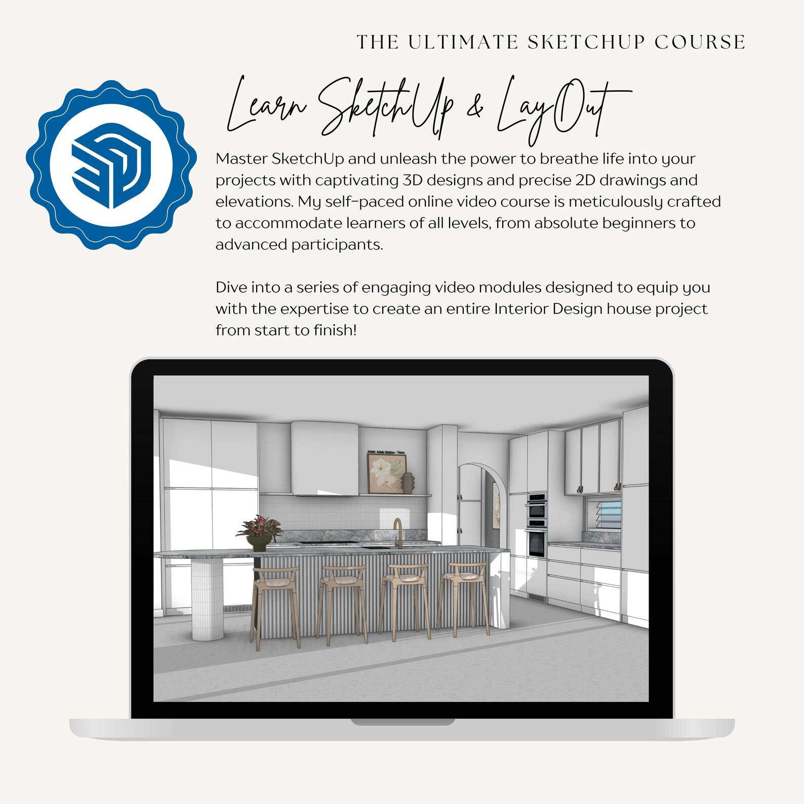 SKETCHUP COURSE I Sketchup and Layout Course for Interior Designers ...