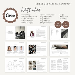 WELCOME GUIDE I New Client Service Guide | Client Onboarding Template ...