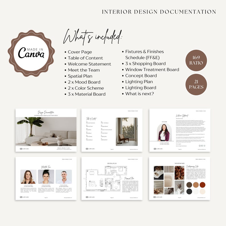 INTERIOR DESIGN PRESENTATION I Design Documentation | Interior Design ...